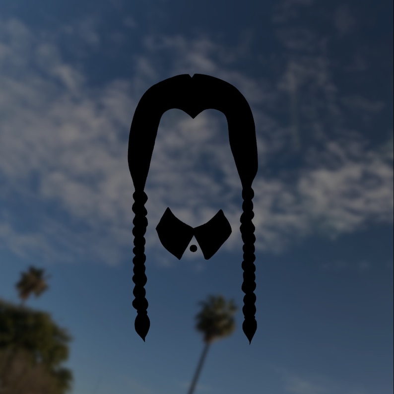 Wednesday Addams Vinyl Decal Sticker - Etsy