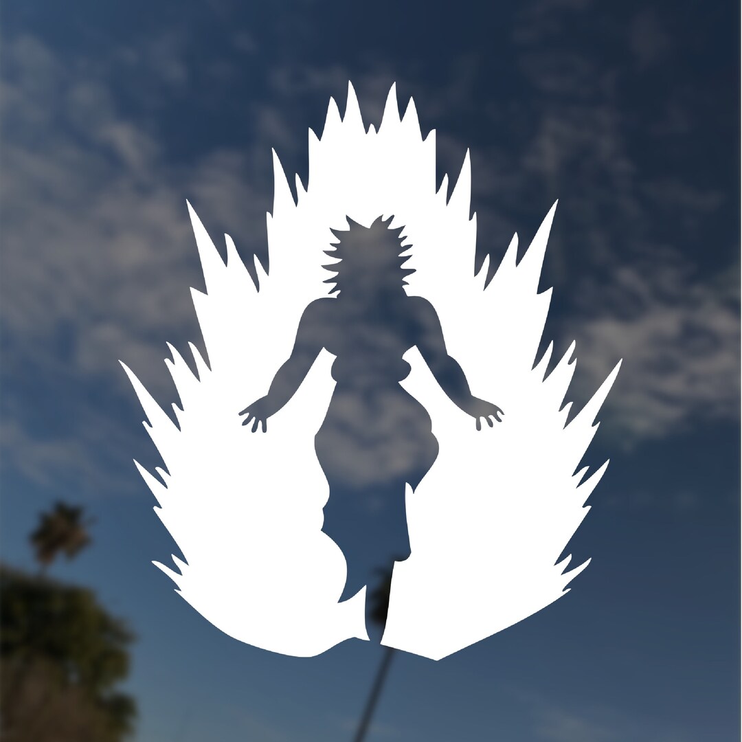 Broly Power up Vinyl Decal Sticker - Etsy