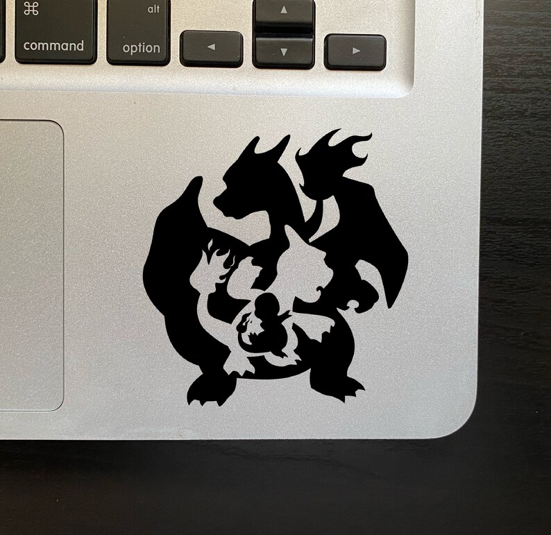 Charizard Evolution Decal Vinyl Sticker - Etsy