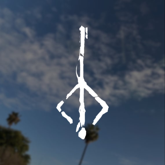 Bloodborne hunter's Rune Vinyl Decal Sticker | Etsy