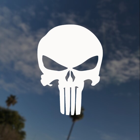 Punisher Vinyl Decal Sticker | Etsy