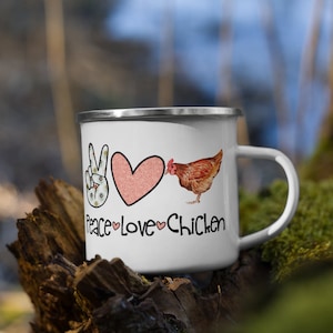 Peace Love Chicken PNG Hen Lover PNG File for Sublimation Printing, DTG ...