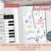 Printable Bookmarks Music Bookmark Digital Bookmark Bookmarks for Women ...