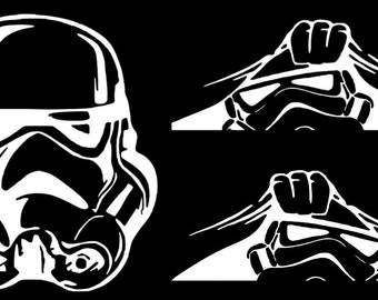 Storm Trooper Rear Window Decal - Etsy