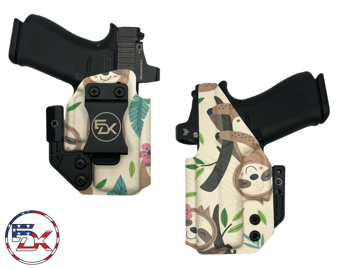 CF Sloth Life - IWB Holster Lcp2, Glock 17, Glock 19, Glock 26 Glock 43 ...