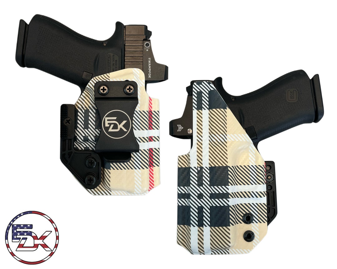CF Fall Plaid - IWB Holster LCP2, Glock 17, Glock 19, Glock 26 Glock 43 ...