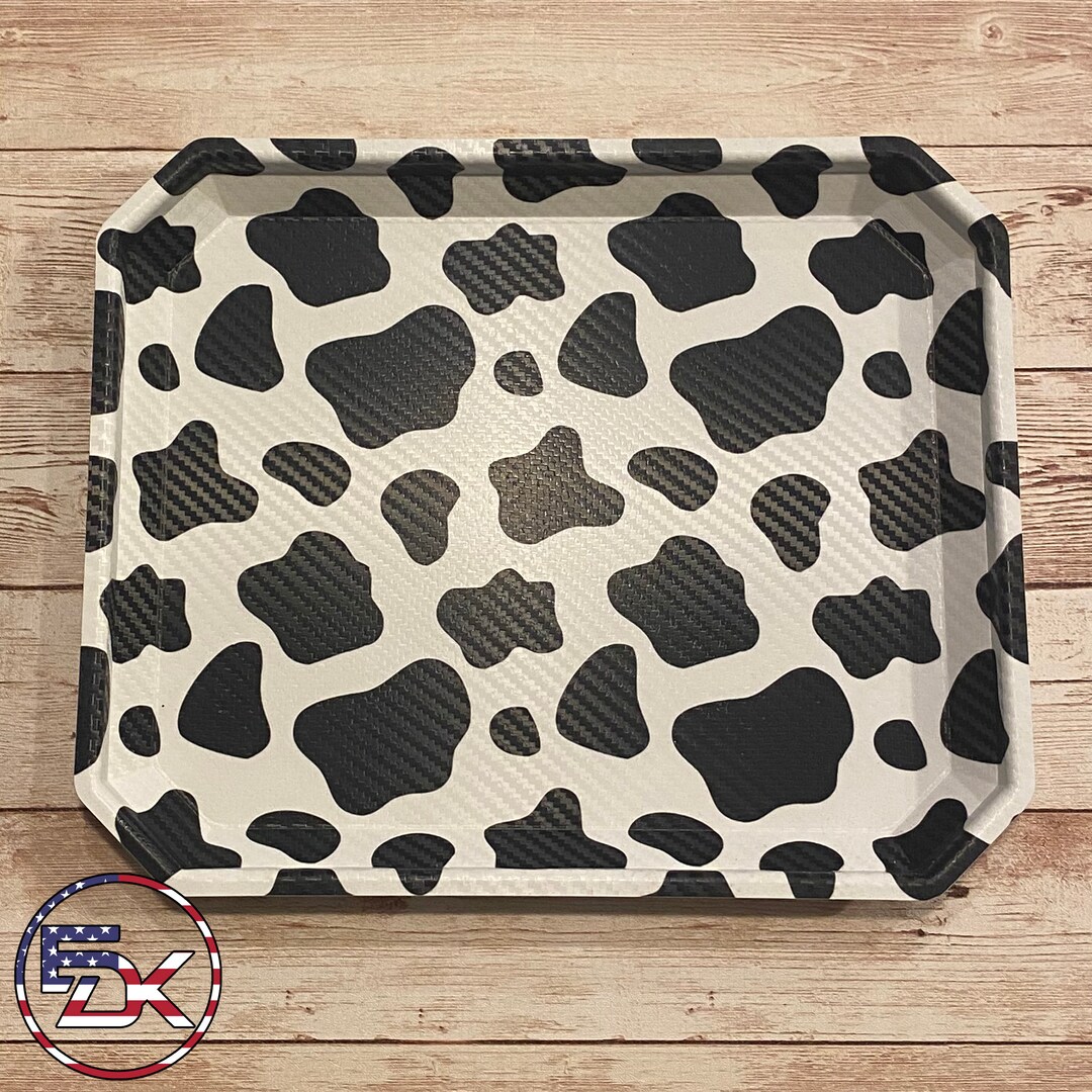 CF Cow Animal Print Kydex EDC Pocket Dump Tray - Etsy