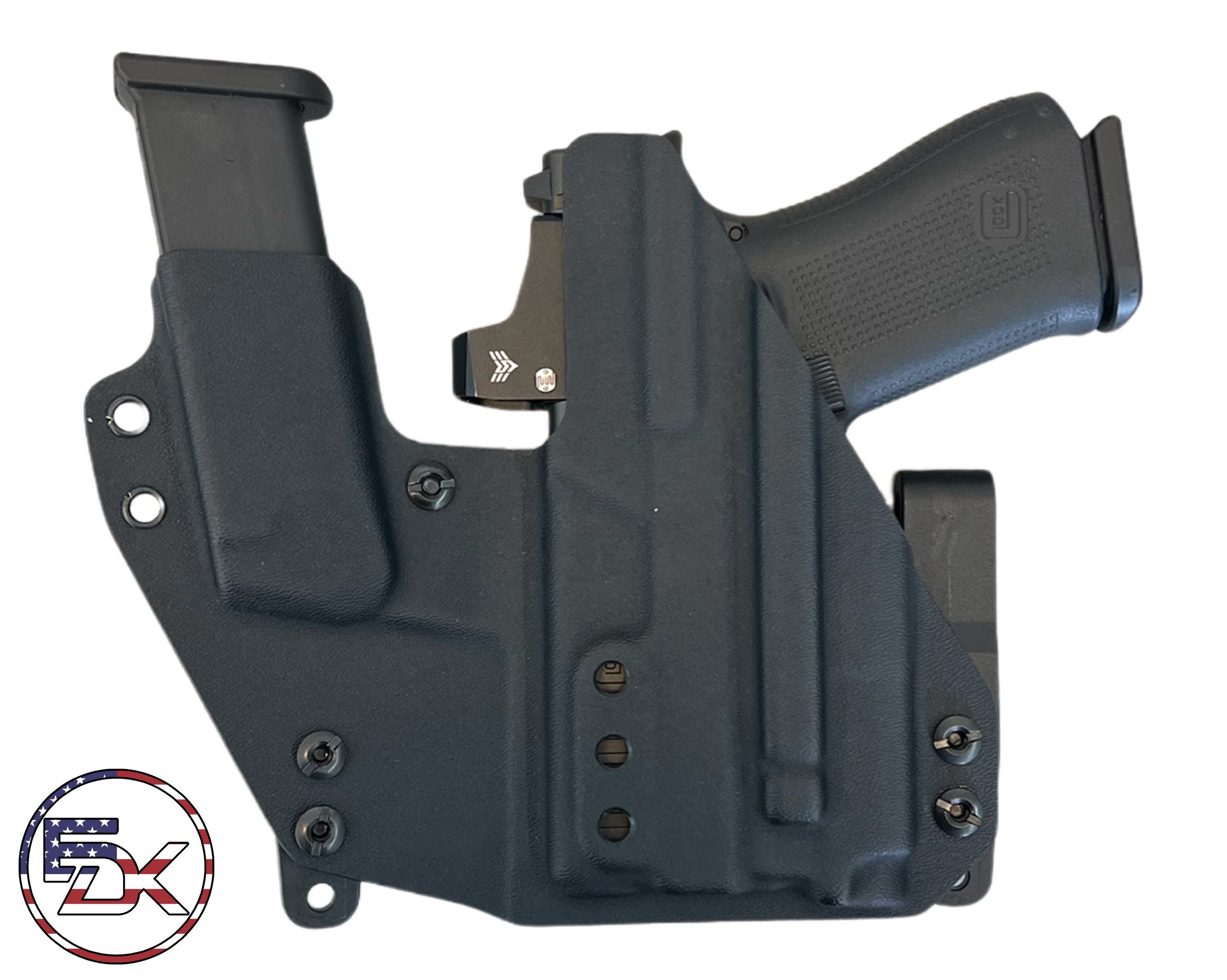 Glock 43X With Recover Tactical Rail Olight Mini 2 Appendix - Etsy