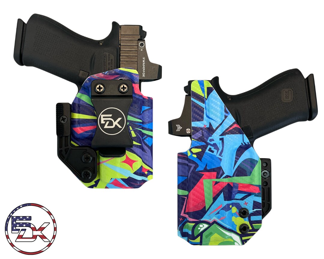 Urban Street Art Graffiti IWB Holster LCP2, Glock 17, Glock 19, Glock ...