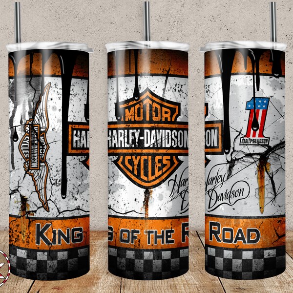 Harley Motorcycle Tumbler Wrap - Etsy