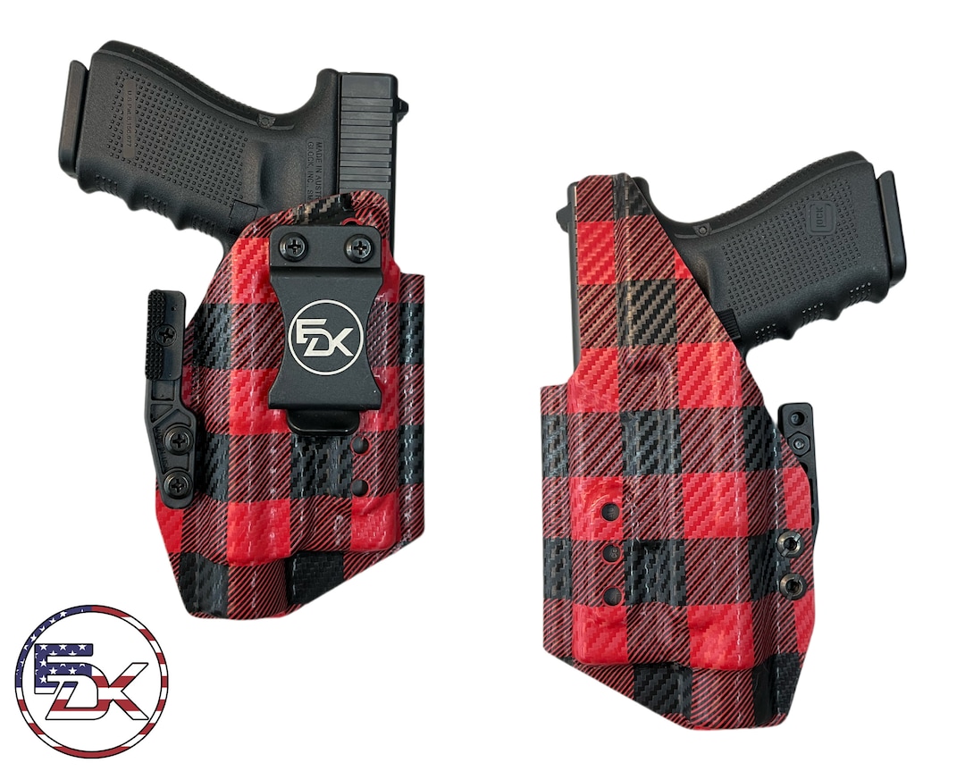 Glock 19 G19 With TLR1 Light Printed Inside the Waistband IWB Kydex ...