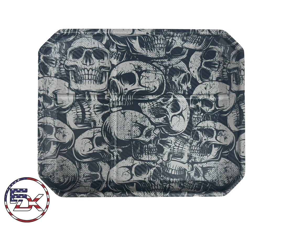 CF Skulls Gray Kydex EDC Pocket Dump Tray - Etsy