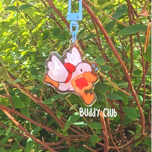 Randoseru School Duck Toast Meme Anime Charm/ Keychain 2.5"/ Double ...