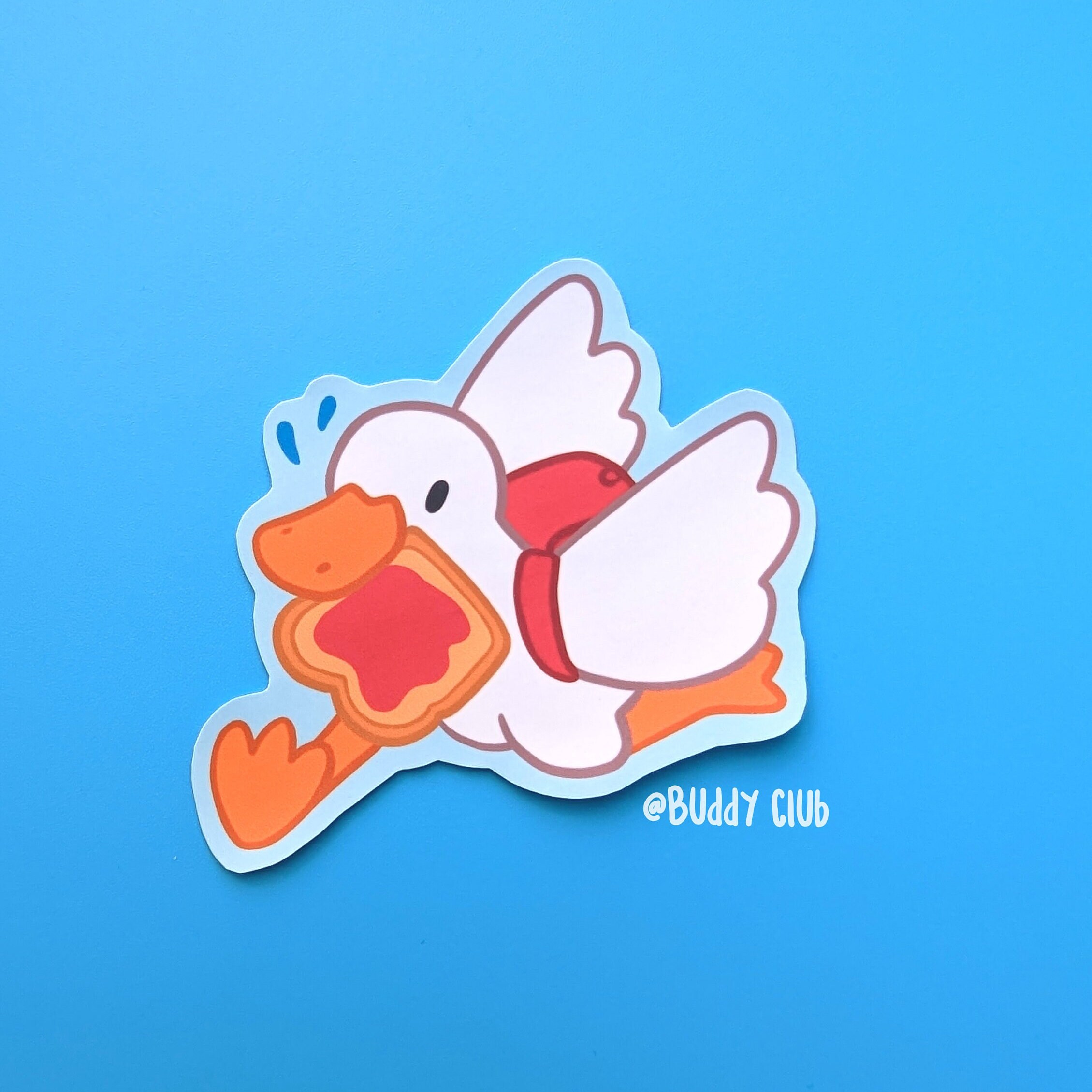 Cute Duck, Anime, Late for School, Duck School, Bread Steal, Randoseru ...