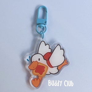 Randoseru School Duck Toast Meme Anime Charm/ Keychain 2.5"/ Double ...