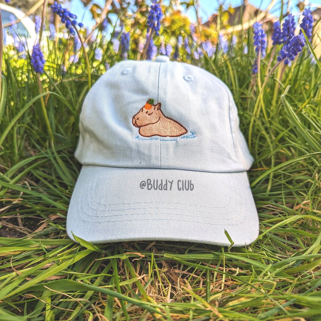 Capybara Gift, Animal Embroidery Hat, Embroidered Baseball Cap, - Etsy UK
