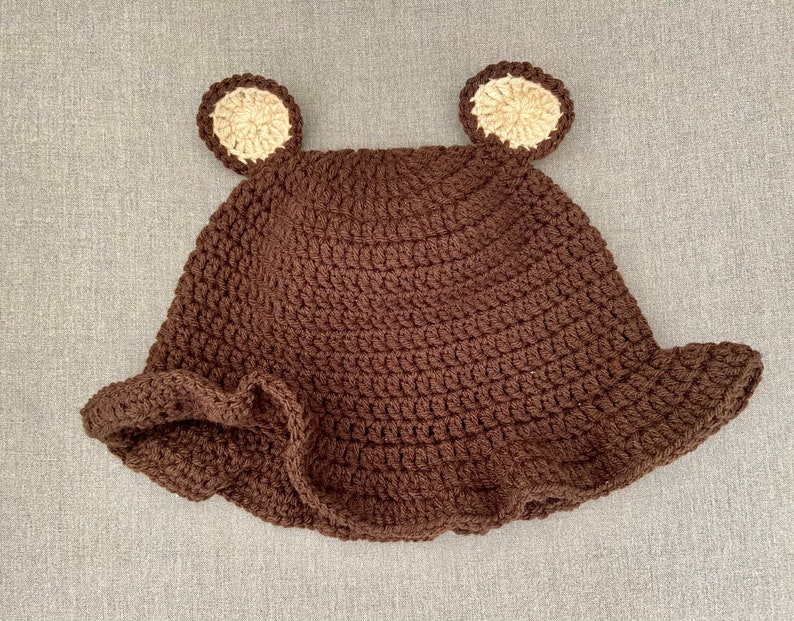 Crocheted Bear Bucket Hat - Etsy