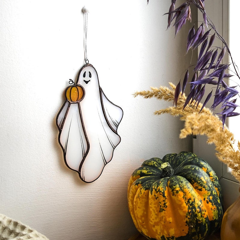 Stained Glass Ghost - Etsy