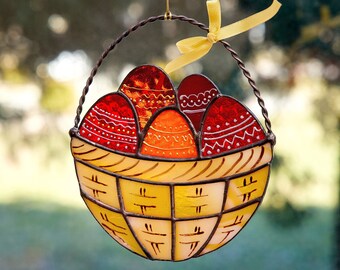 Glass Easter Basket | Etsy