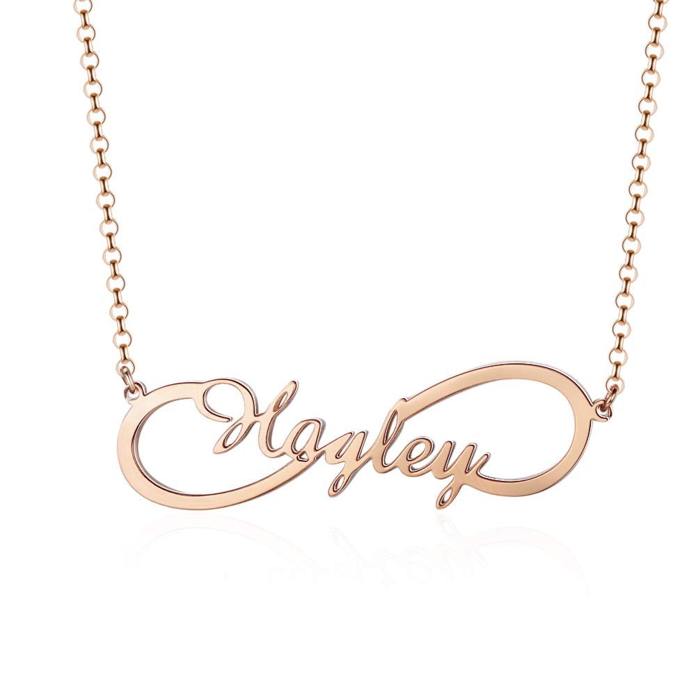 Infinity Name Necklace Custom Jewelry Infinity Necklaces Personalized ...