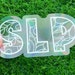 SLP Sticker Speech Therapist Sticker SLP Grad Gift Cf Slp Speech ...