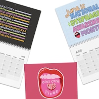 Personalized SLP Calendar, 2024 Wall or Desk Calendar, Speech Therapy ...