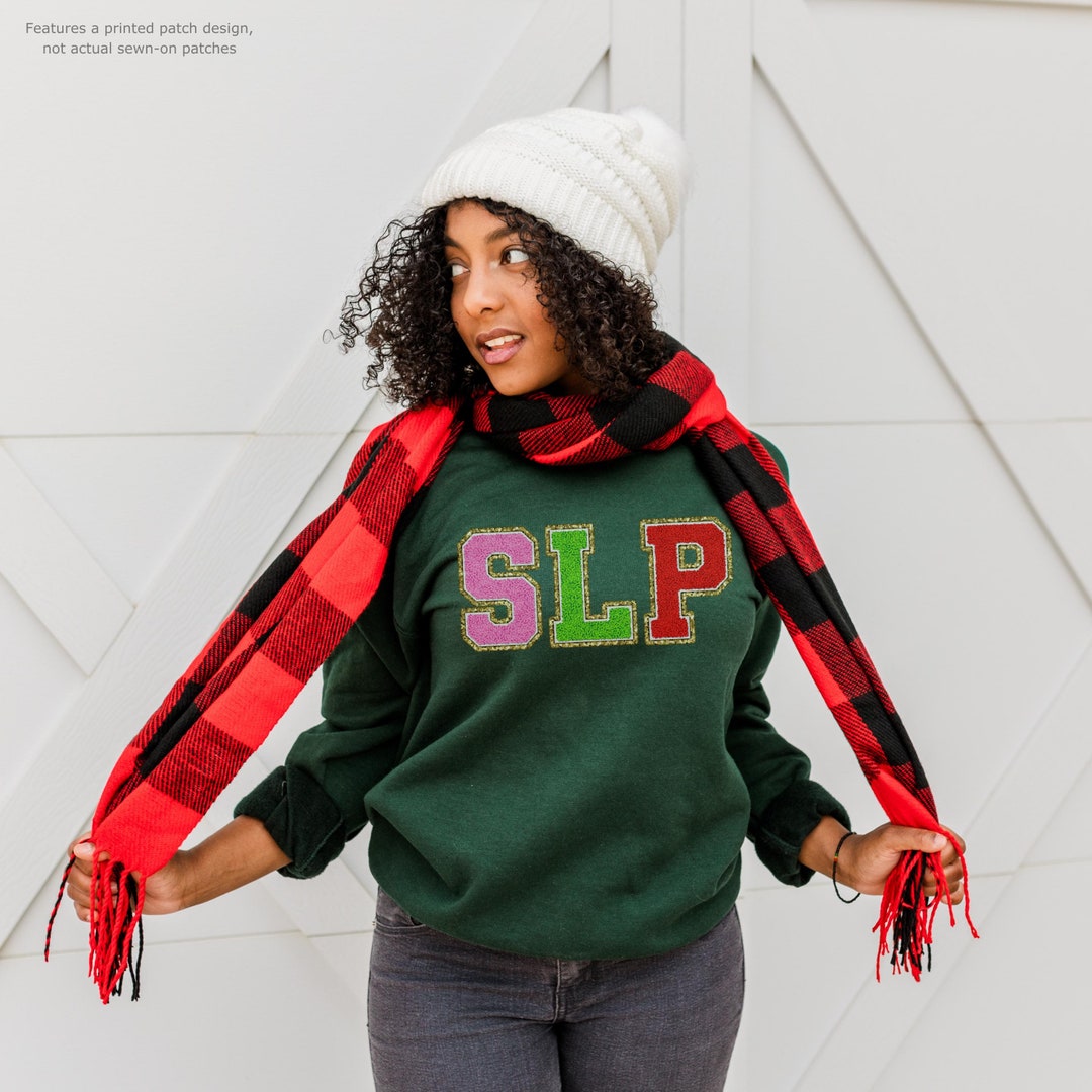 SLP Christmas Sweatshirt | Speech Christmas Sweater | Speech Therapist ...
