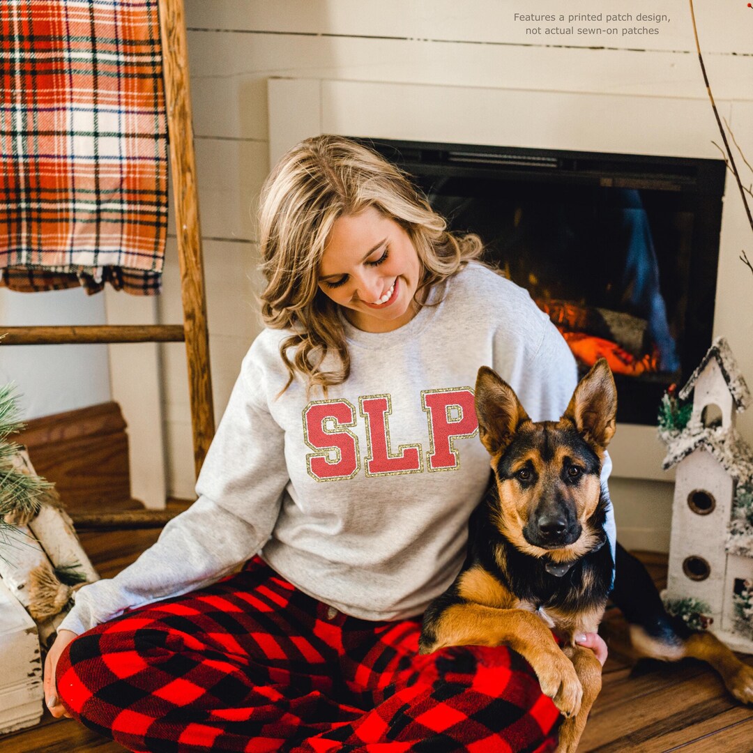 SLP Christmas Sweatshirt | Speech Christmas Sweater | Speech Therapist ...