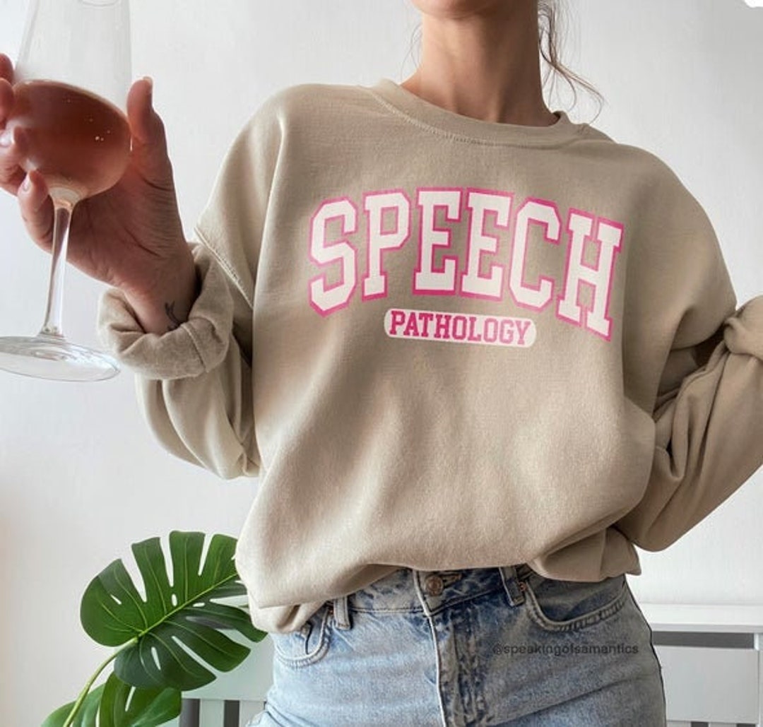 Speech Therapist Sweatshirt | SLP Crew Neck | SLP Grad Gift | Cf Slp ...