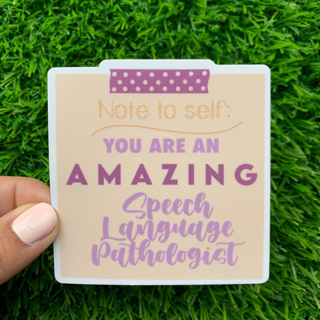 Speech Therapist Sticker | SLP Sticker | SLP Grad Gift | Cf Slp ...