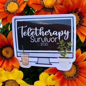 Speech Therapist Sticker Teletherapy Sticker Speech | Etsy