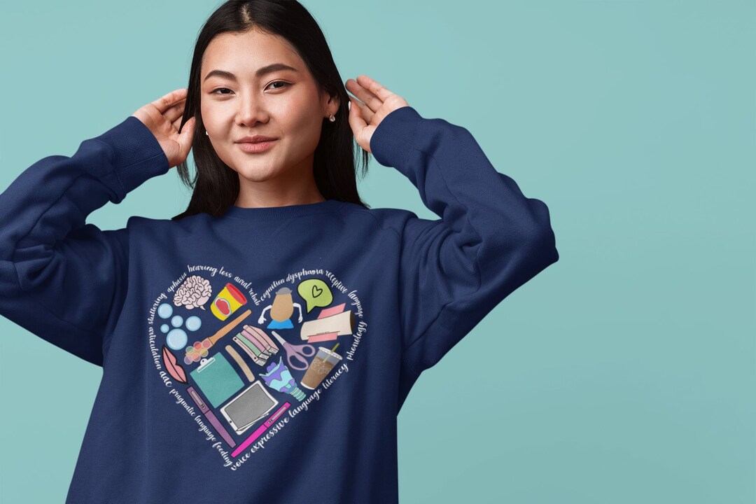 Speech Language Pathology, Speech Therapist Sweatshirt, SLP, Speech ...