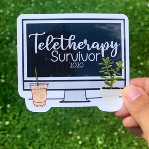 Speech Therapist Sticker Teletherapy Sticker Speech | Etsy