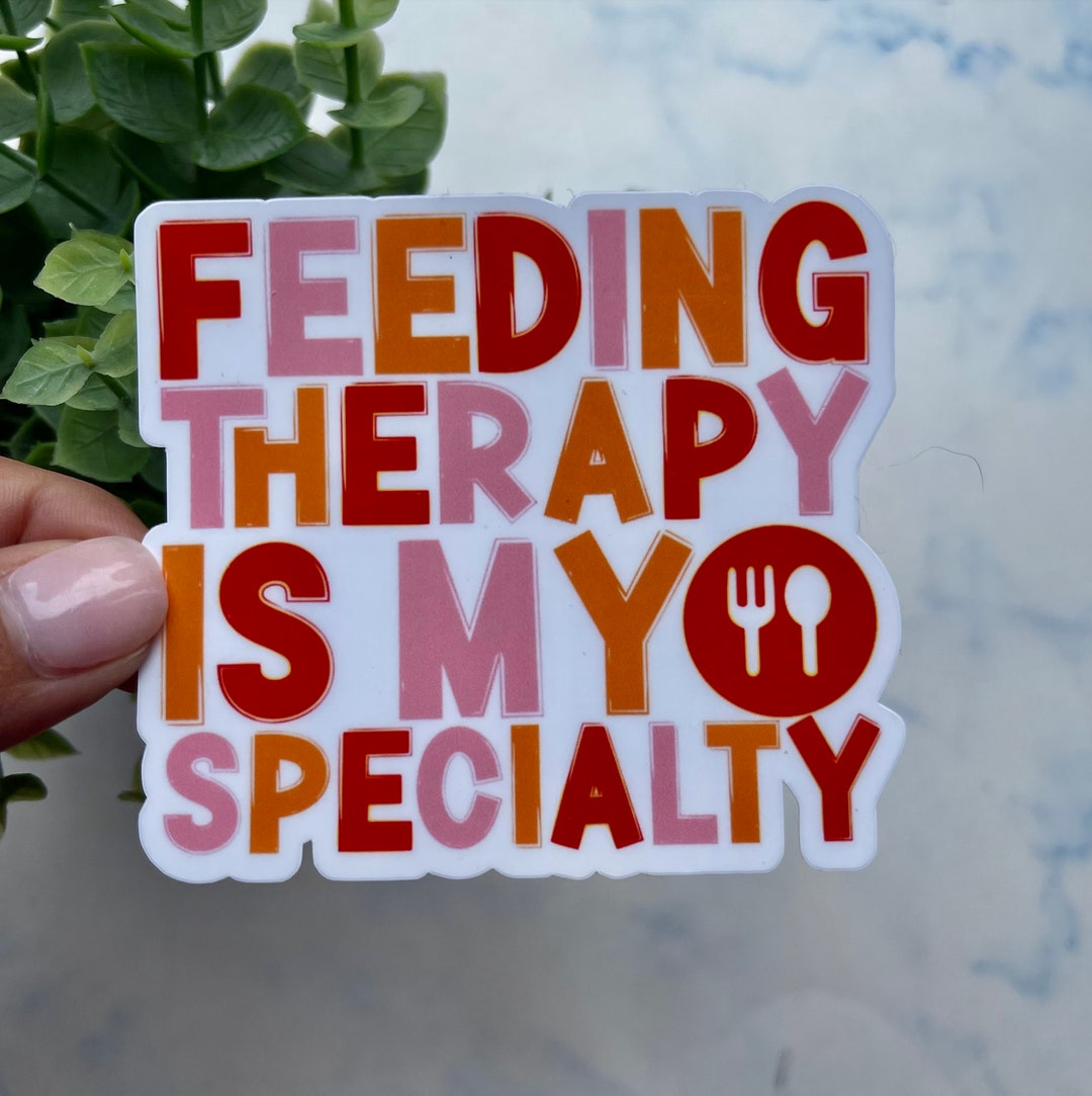 Feeding Therapist Sticker | SLP Sticker | SLP Grad Gift | Cf Slp ...