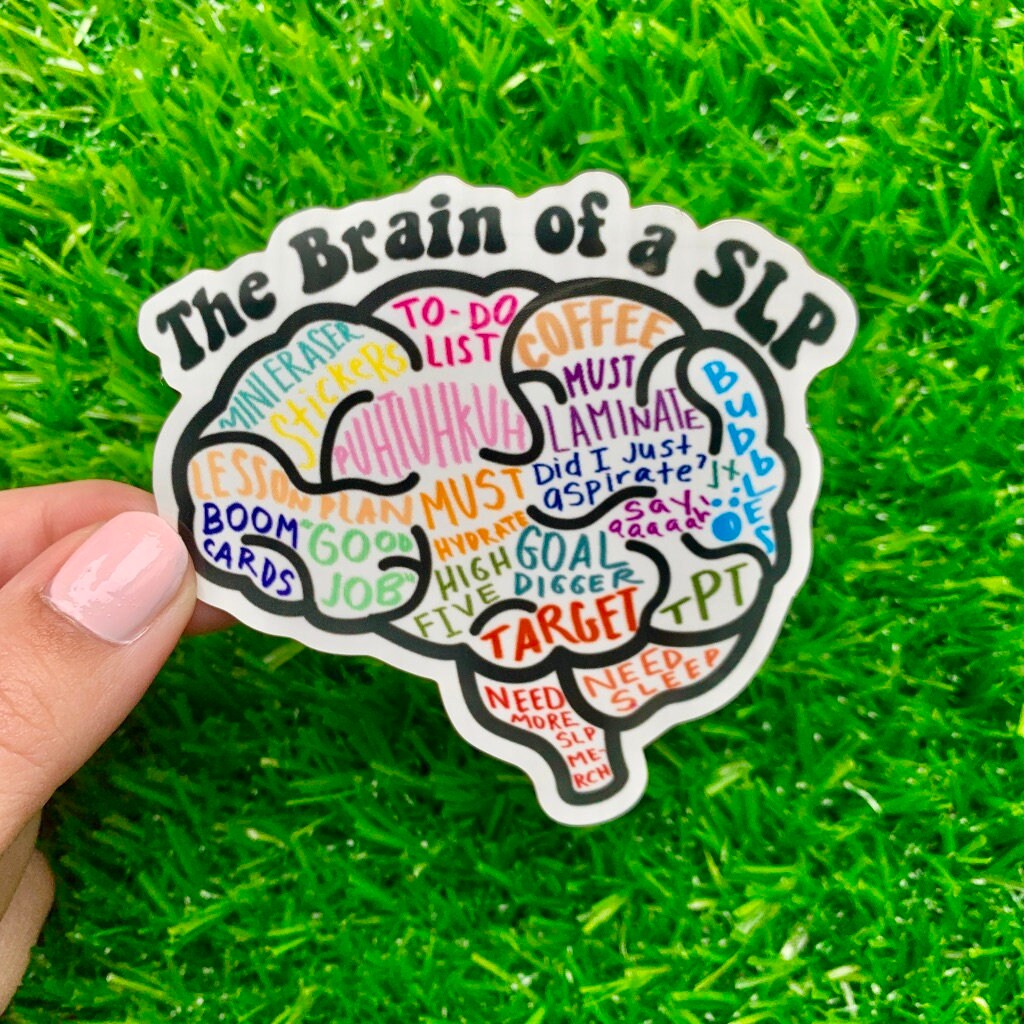 Speech Pathologist Sticker SLP sticker SLP grad gift Cf | Etsy