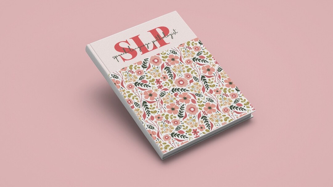 SLP Notebook, Hardcover SLP Notebook, Speech Therapist, SLP Gift ...