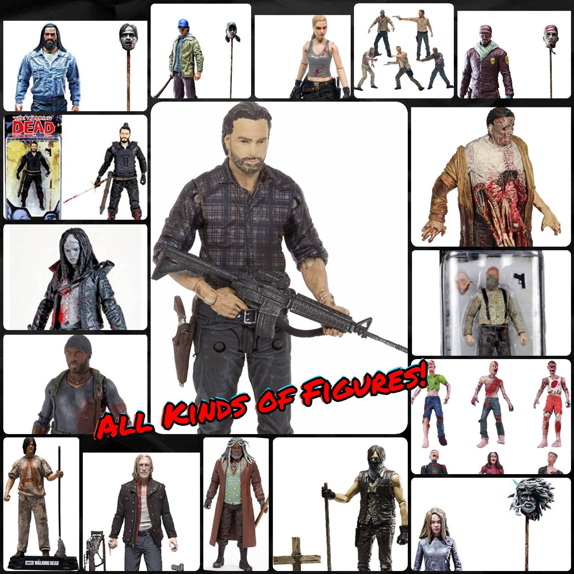 The Walking Dead TWD Epic Mystery Box Real Weapons Masks | Etsy