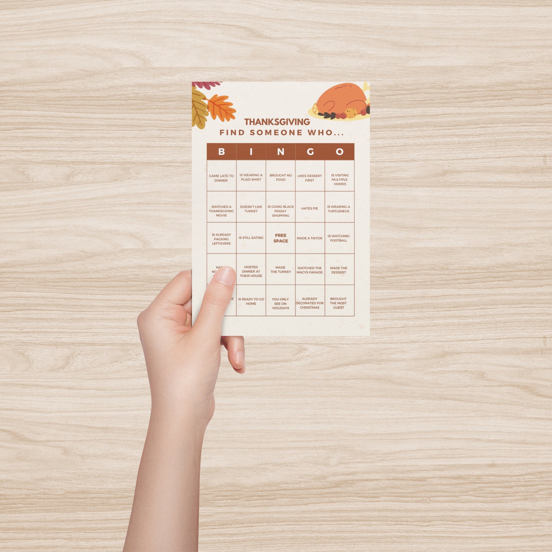Thanksgiving Bingo Game, Thanksgiving Bingo Card, Printable ...