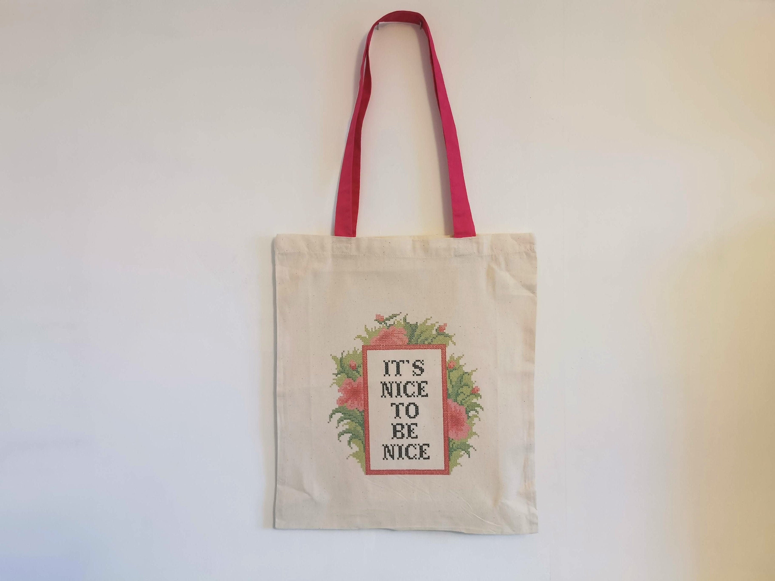 It's Nice to Be Nice Tote Bag - Etsy