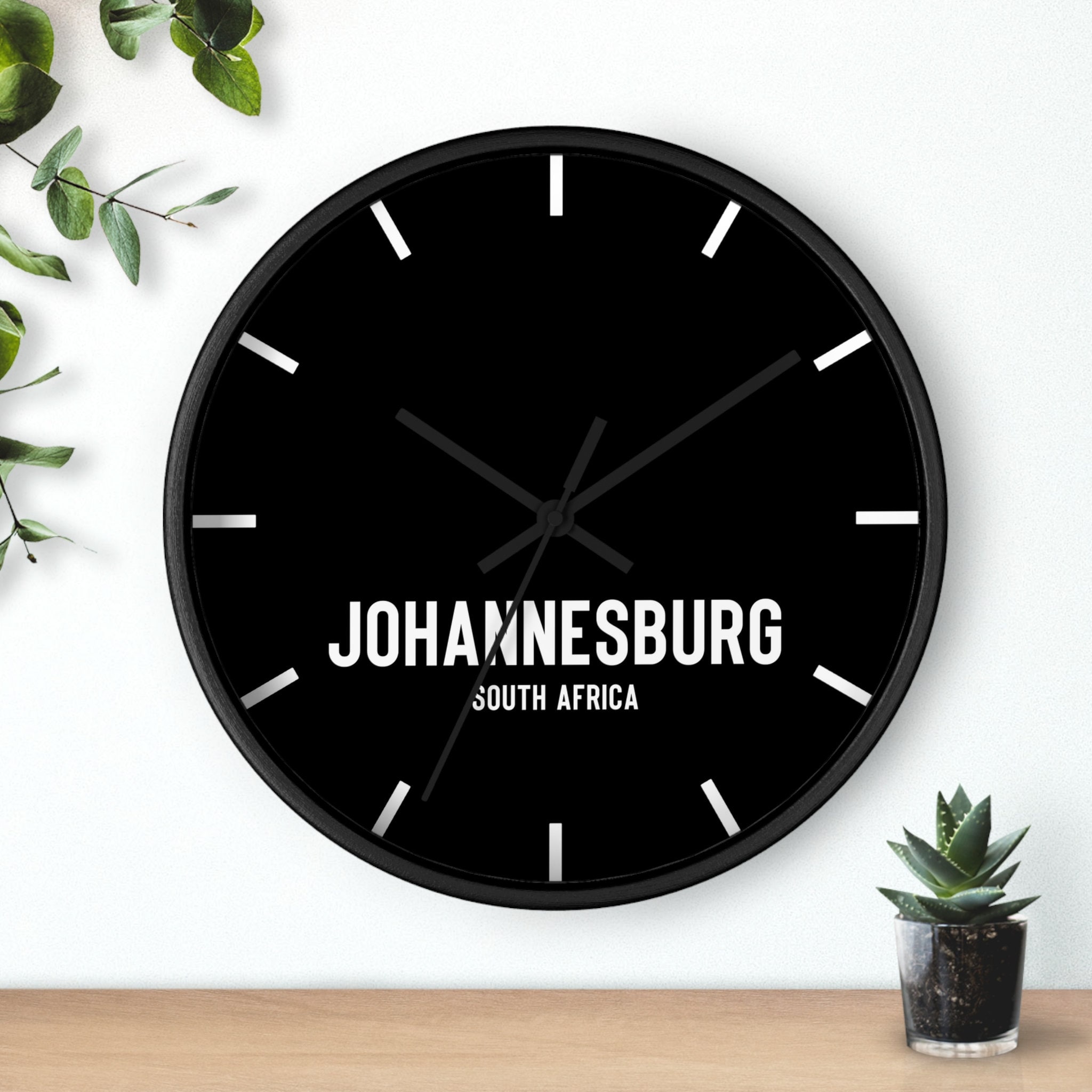 Johannesburg South Africa Time Zone Newsroom Wall Clock - Etsy