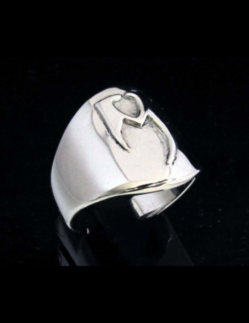 Sterling Silver Elder Scrolls Symbol Ring Meht Daedric - Etsy