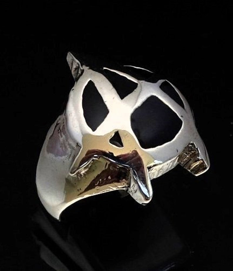 Sterling Silver Ring Anarchy Punk Symbol in Circle UK - Etsy