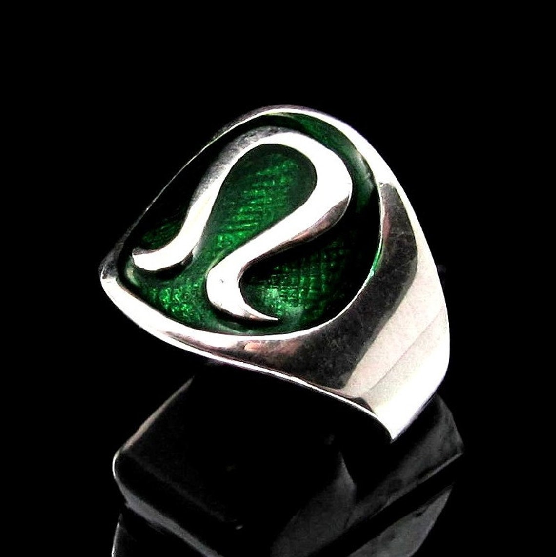 Sterling Silver Ring Sumerian Omega Ancient Symbol Ninhursag - Etsy