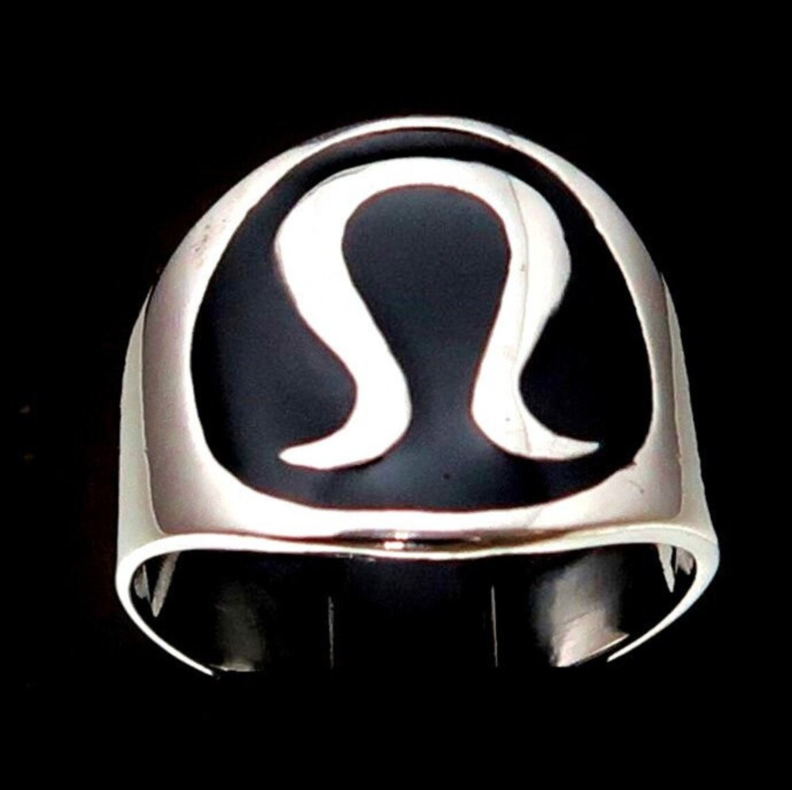 Sterling Silver Ring Sumerian Omega Ancient Symbol Ninhursag | Etsy