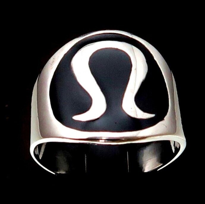 Sterling Silver Ring Sumerian Omega Ancient Symbol Ninhursag | Etsy