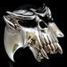 Sterling Silver Ring Vampire Horror Skull Nosferatu High - Etsy
