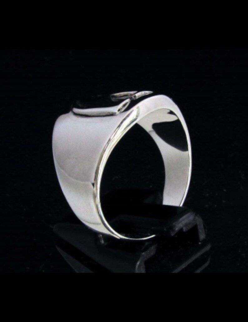 Sterling Silver Elder Scrolls Symbol Ring Meht Daedric | Etsy