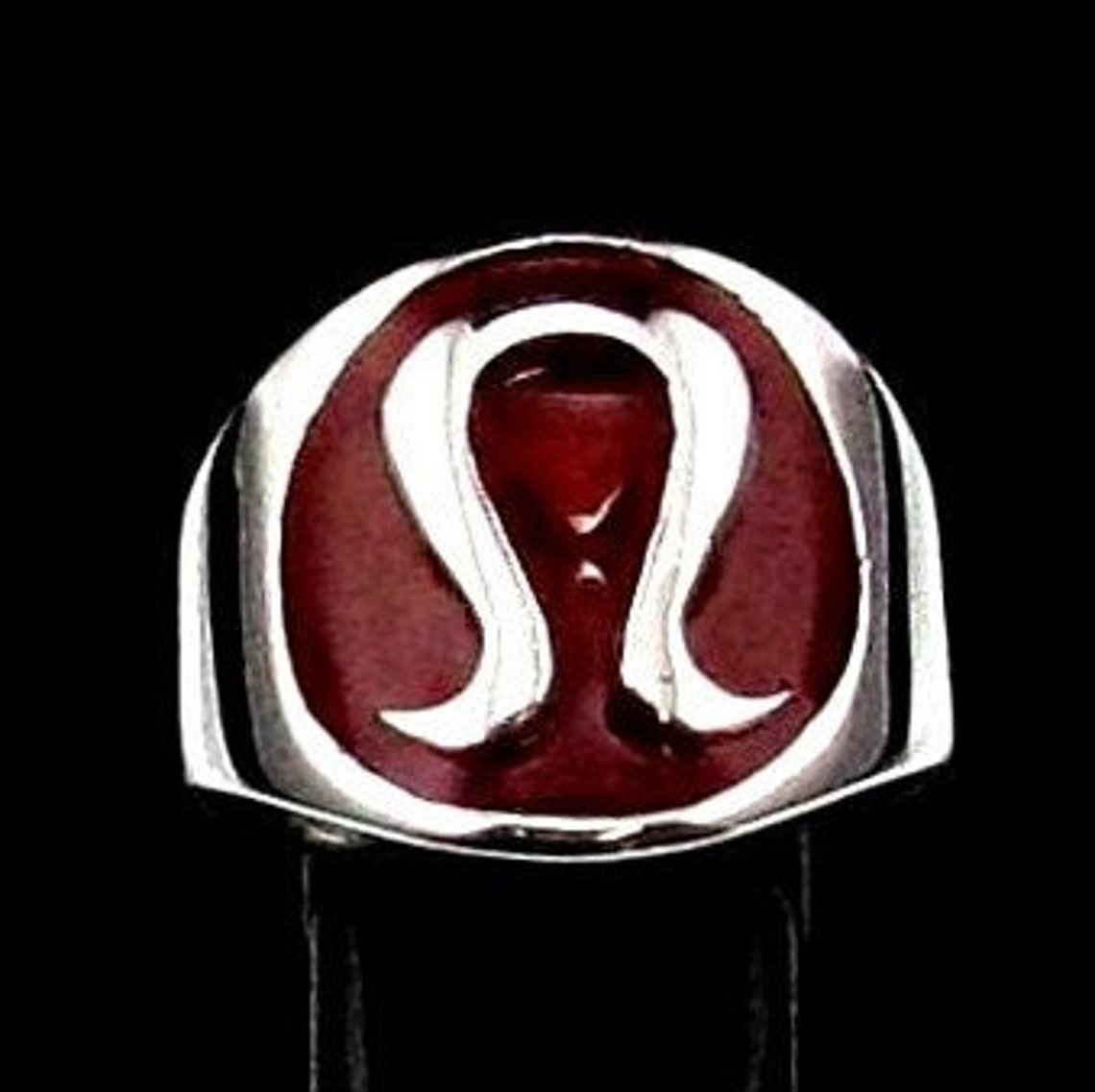 Sterling Silver Ring Sumerian Omega Ancient Symbol Ninhursag | Etsy