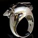 Sterling Silver Ring Vampire Horror Skull Nosferatu High - Etsy