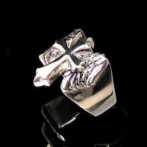 Sterling Silver Ancient Symbol Ring Winged Coptic Cross High - Etsy